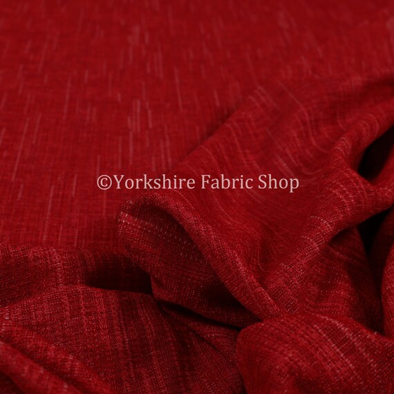 New Terra Red Colour Vertical Strié Effect Textured Cosy | Etsy