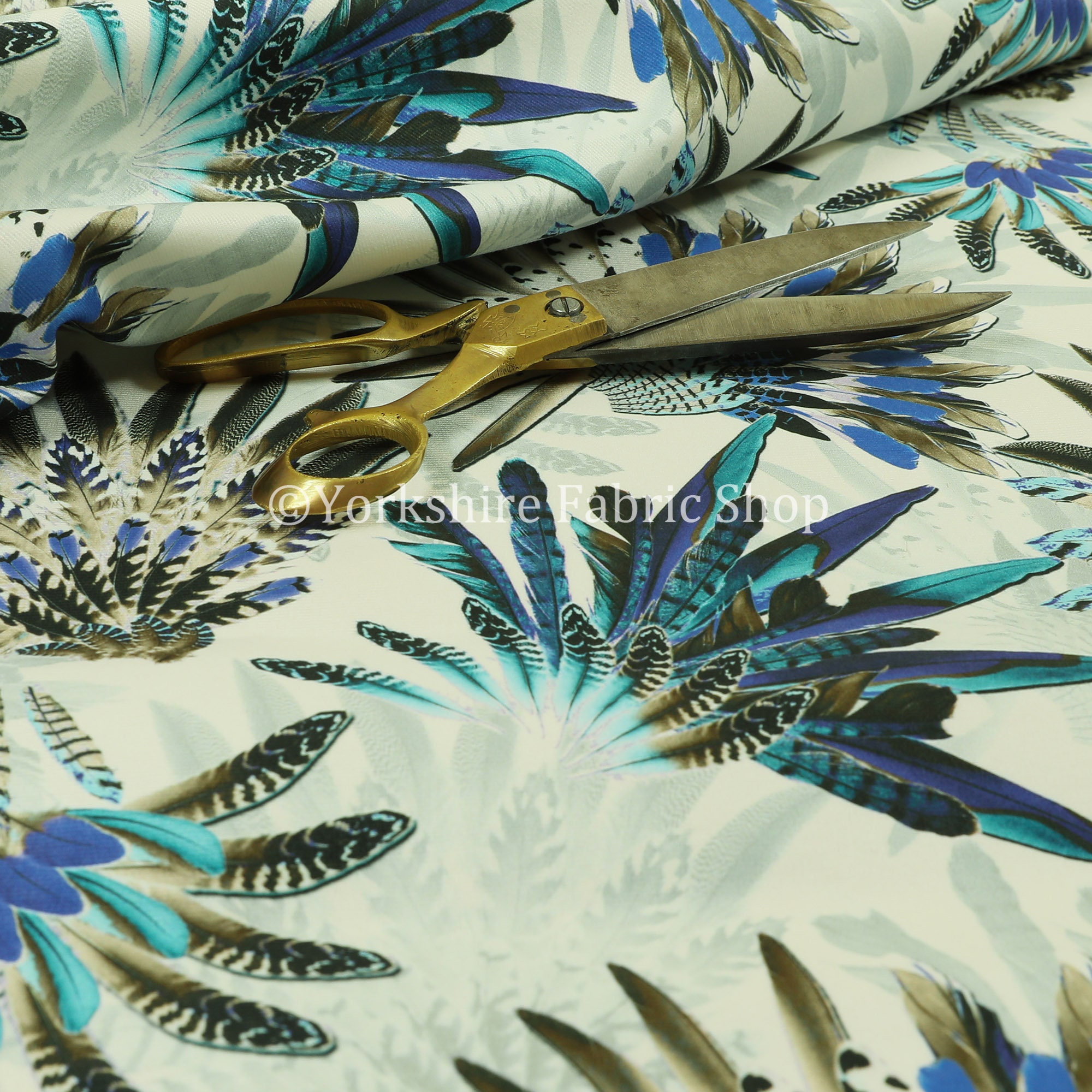 Turquoise Blue Native American Pattern Colourful Velour Velvet | Etsy UK