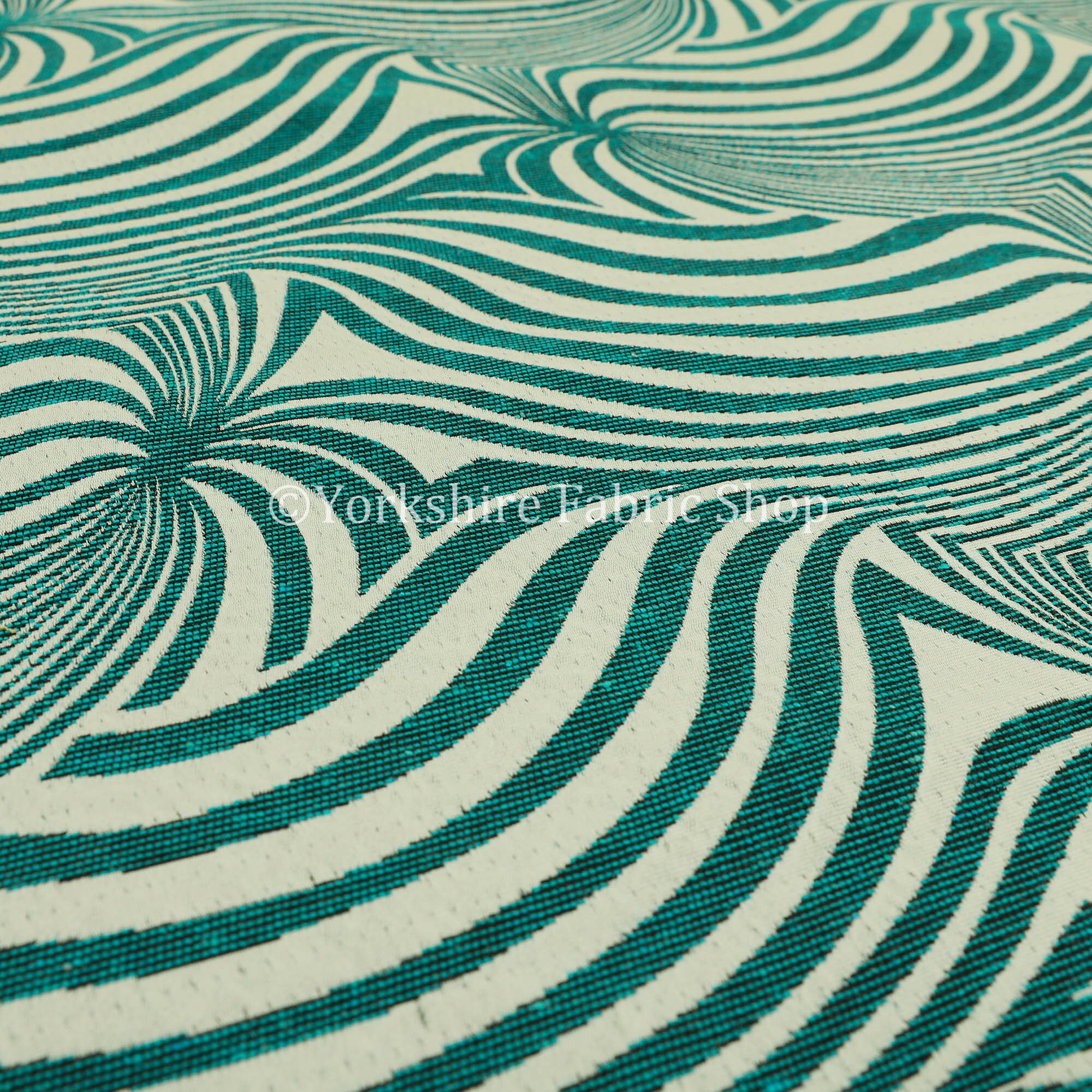 Modern Funky Stripe Zebra Style Design Teal White Lightweight - Etsy UK