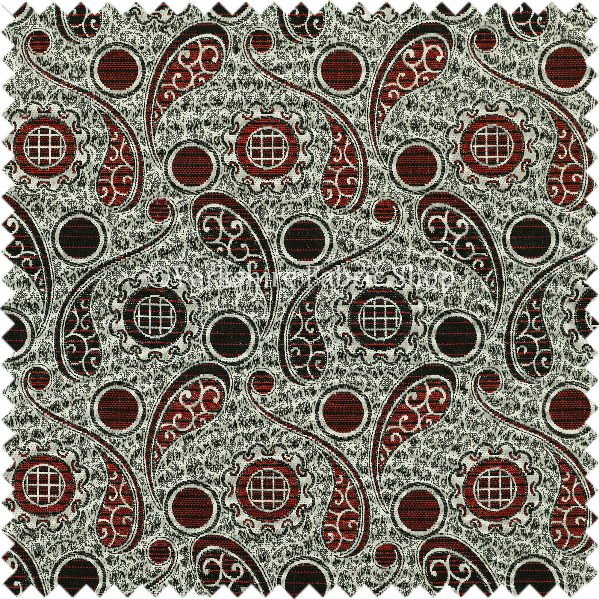 New Modern Upholstery Furnishing Pattern Fabrics Paisley | Etsy