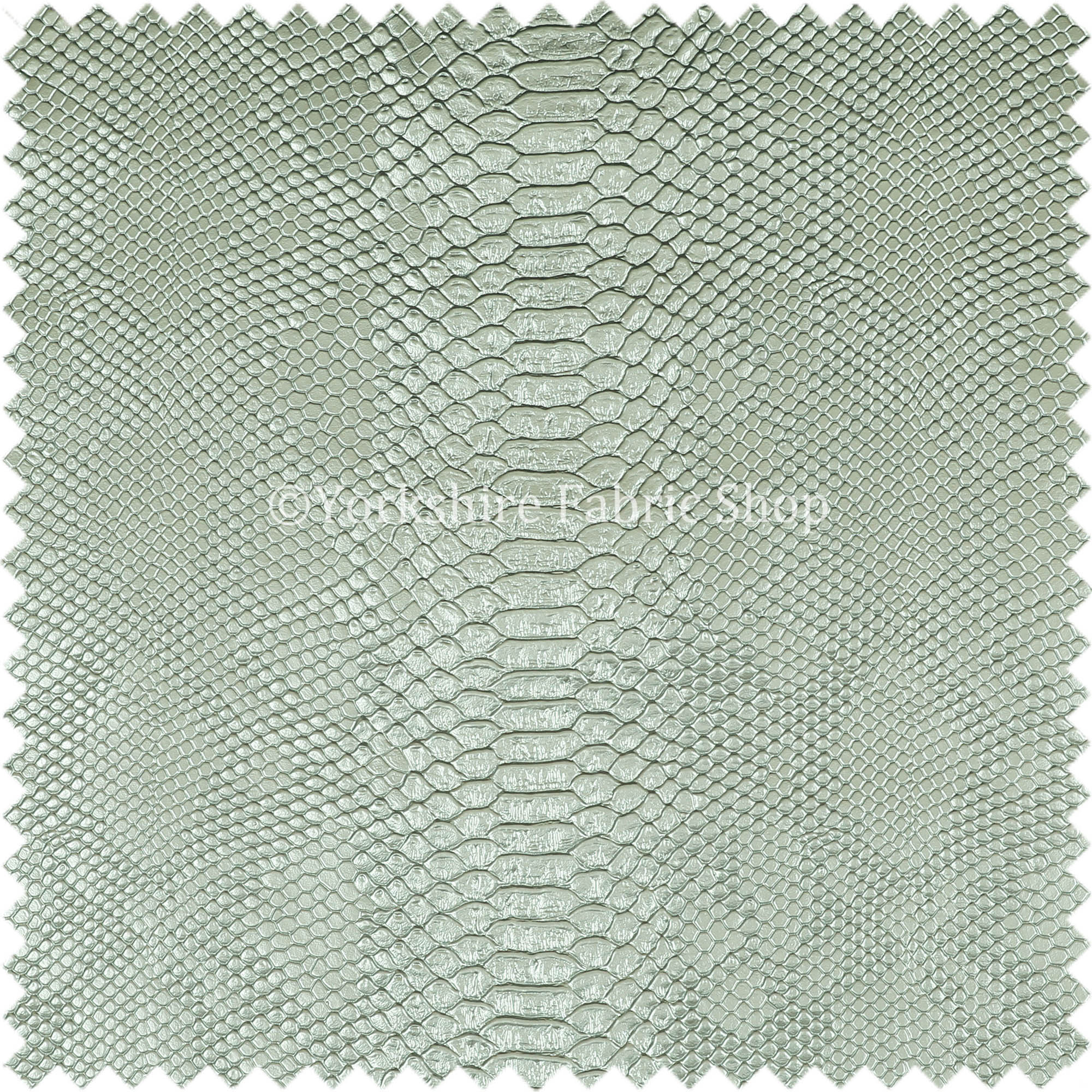 Designer Embossed Snake Animal Textured Silver Faux Leather | Etsy