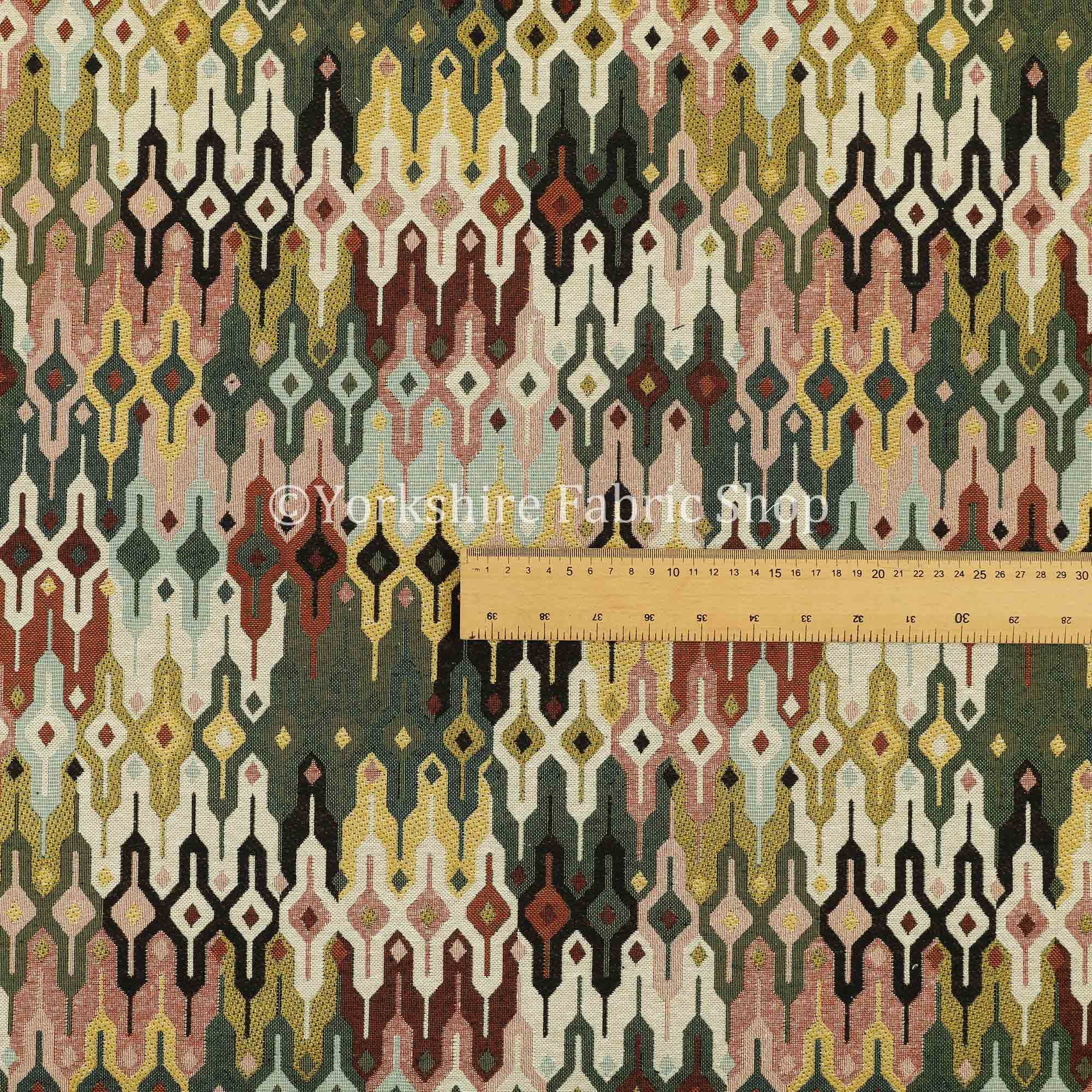 New Multi Coloured Full All Over Geometric Pattern Jacquard | Etsy