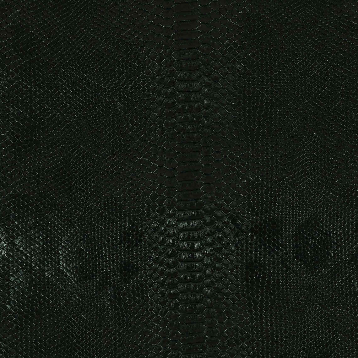 Designer Embossed Snake Animal Textured Black Faux Leather - Etsy UK