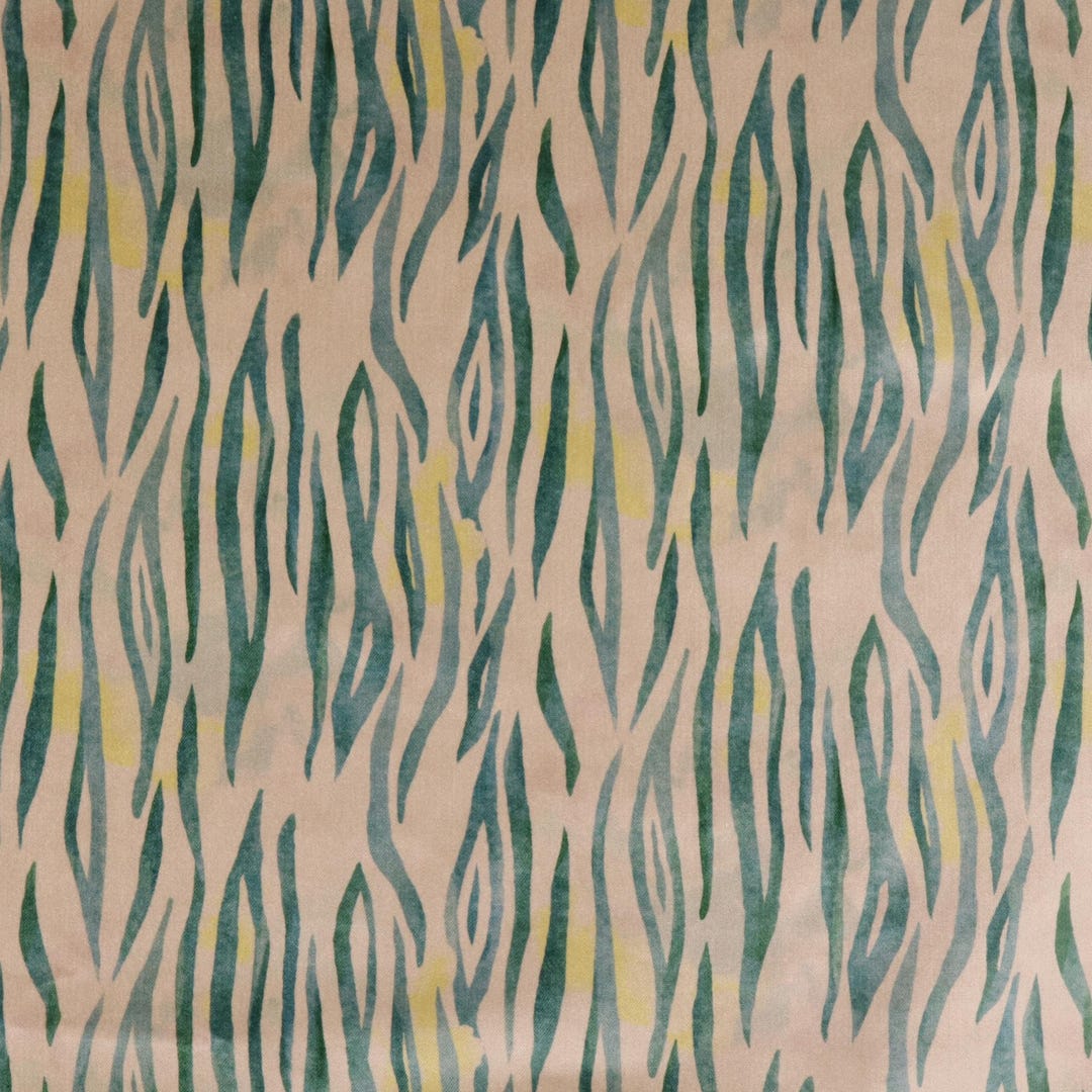 Zebra Print Upholstery Fabric Curtains Furniture Furnishing Silver ...