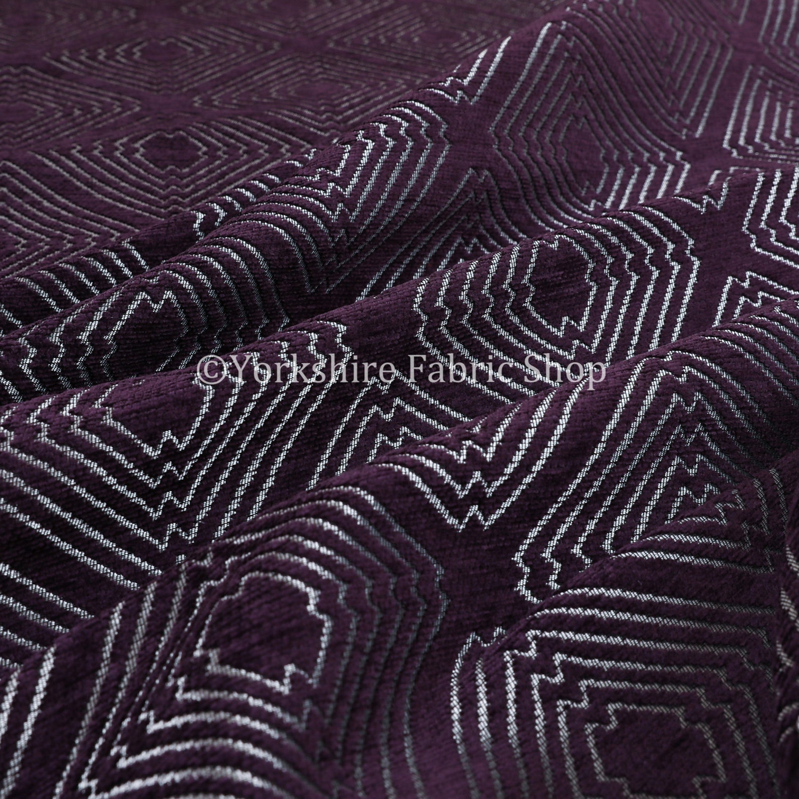 Purple Silver Colour Shine Effect Modern Geometric Sharp | Etsy