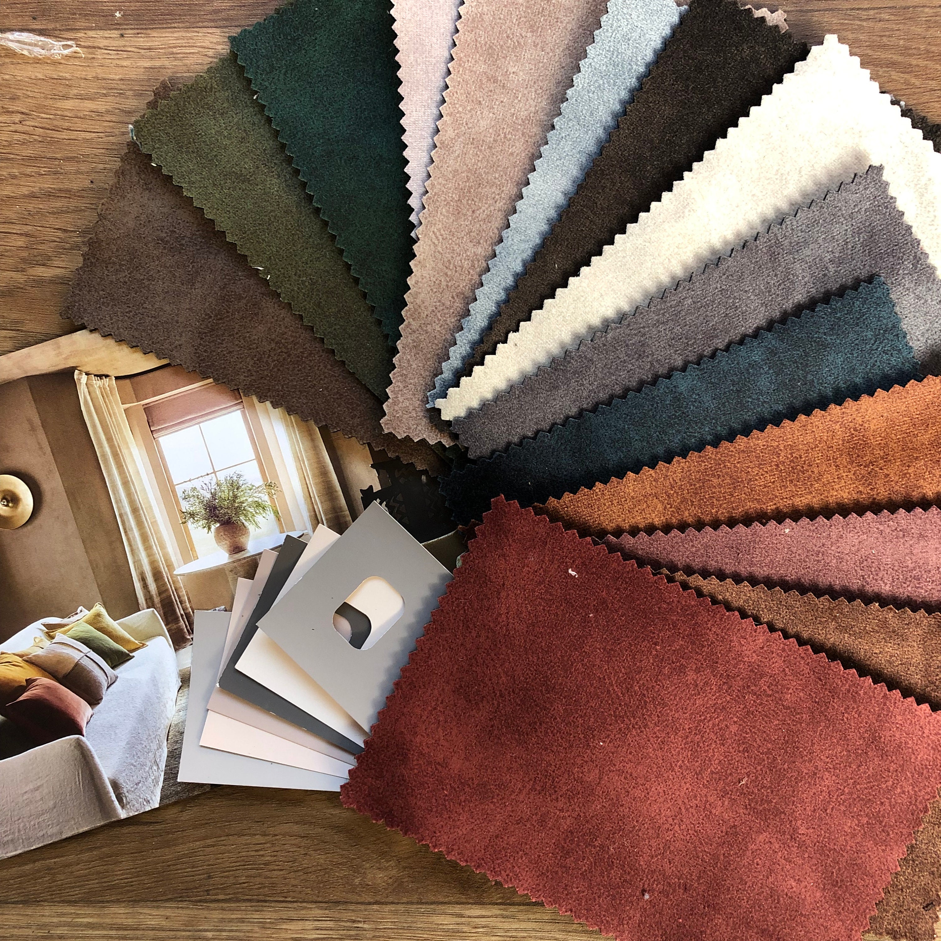 Fire Treated Sumptuously Soft Distressed Effect Chenille Fabric for ...