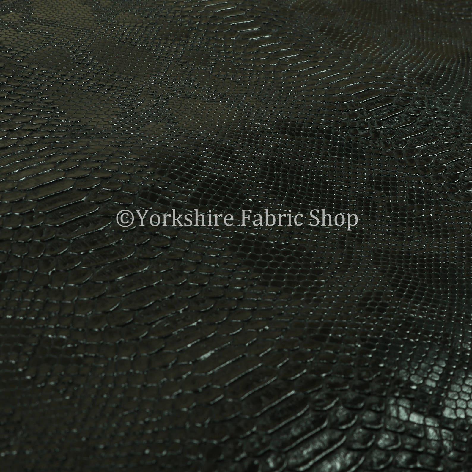 Designer Embossed Snake Animal Textured Black Faux Leather | Etsy