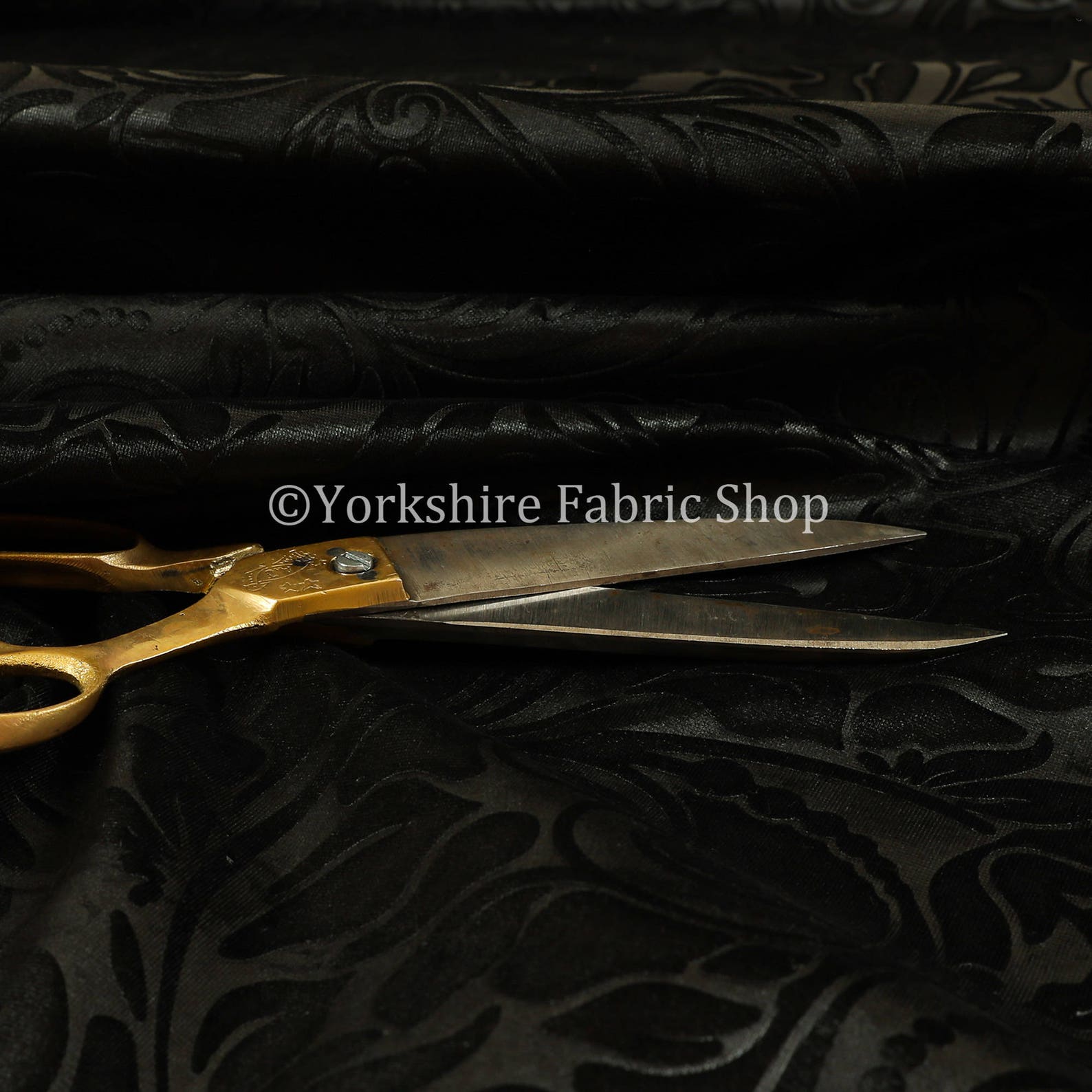 Quality Shiny Floral Embossed Black Velvet Pattern Upholstery - Etsy