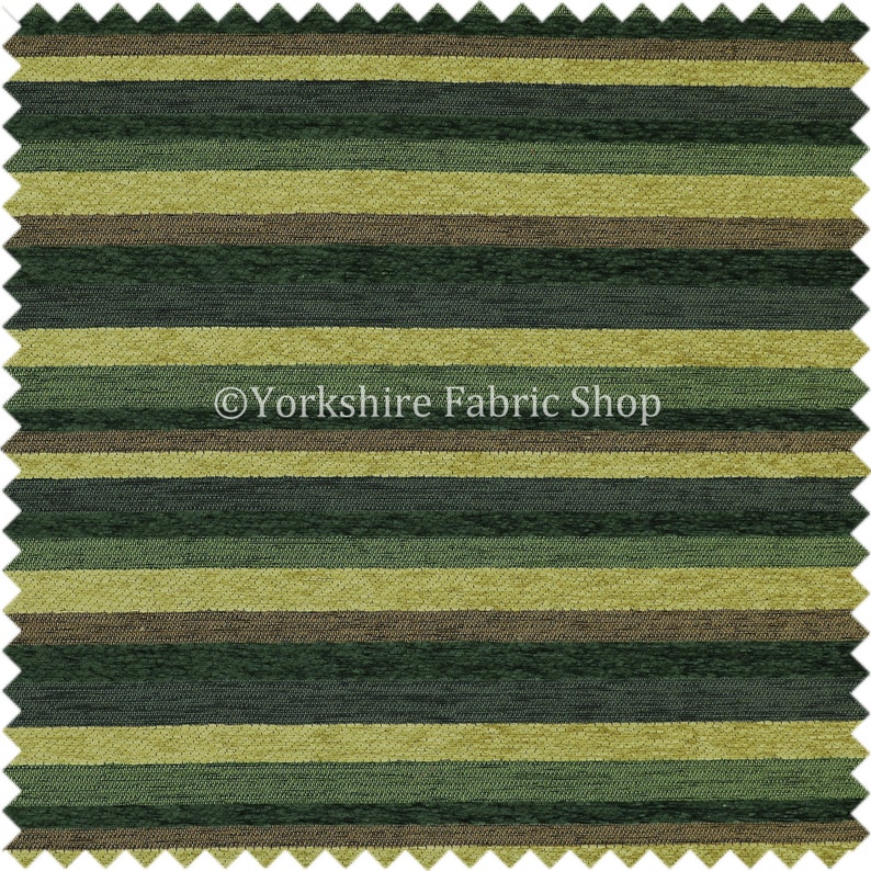 New Modern Designer Soft Luxury Striped Pattern Fabric Green | Etsy