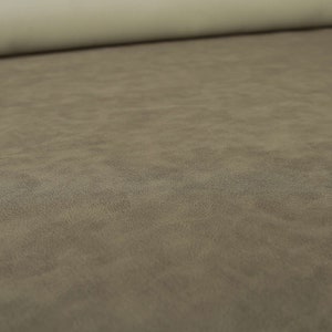 New Aged Distressed Faux Nubuck Upholstery Leather Fabric Soft Semi ...