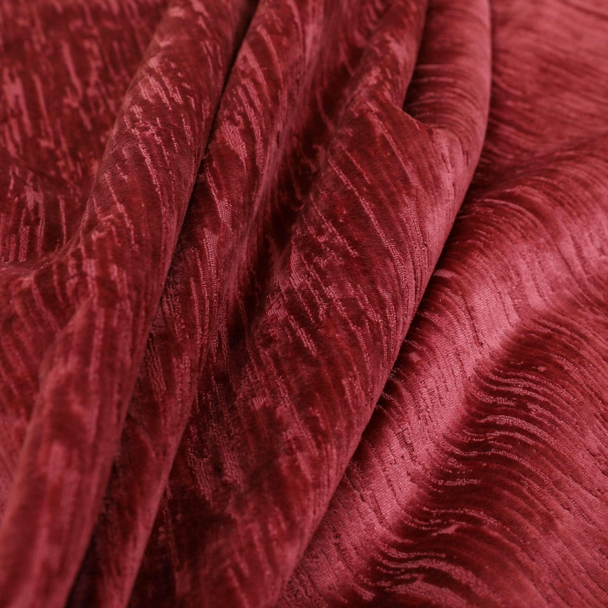 Quality Soft Textured Red Velvet Velour Upholstery Curtains - Etsy