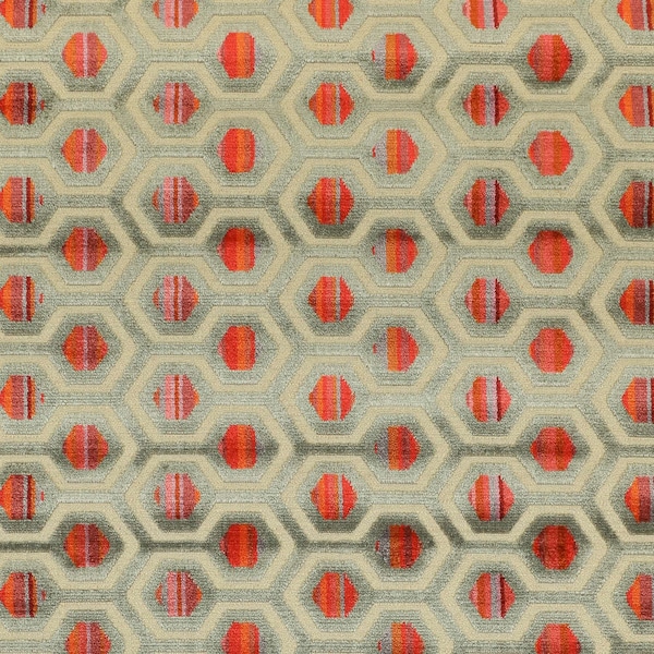Hexagon Upholstery Fabric - Etsy