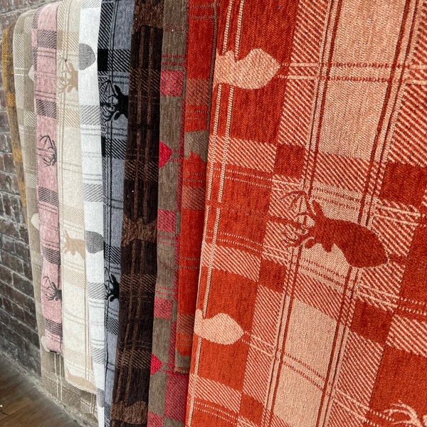 Stag Fabric - Etsy