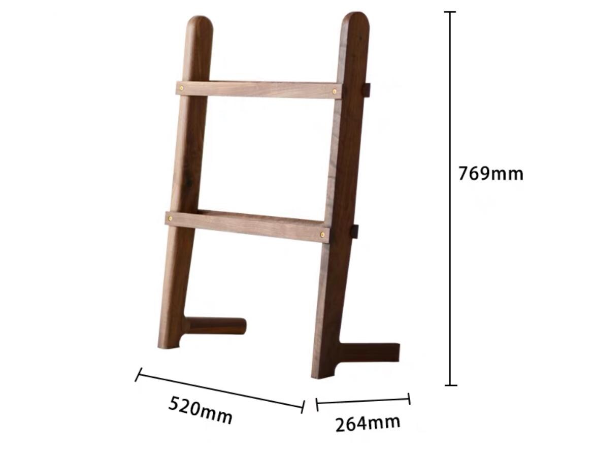 Wooden Slippers Stand, Walnut Entryway Shoe Rack, Cherry Wood Shoe ...