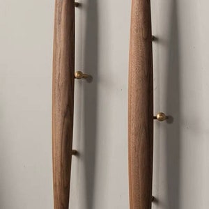 Wall Luxury Modern Rack, Long Wall-mounted Wooden Entryway Rack, Living ...