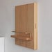 Wall Luxury Modern Rack, Long Wall-mounted Wooden Entryway Rack, Living ...