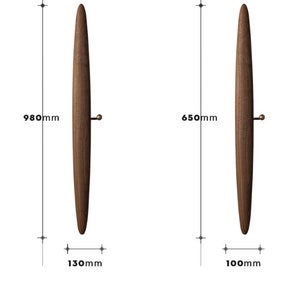 Wall Luxury Modern Rack, Long Wall-mounted Wooden Entryway Rack, Living ...