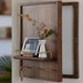 Walnut Electricity Meter Box Cover, Wooden Wall Board With Shelf ...