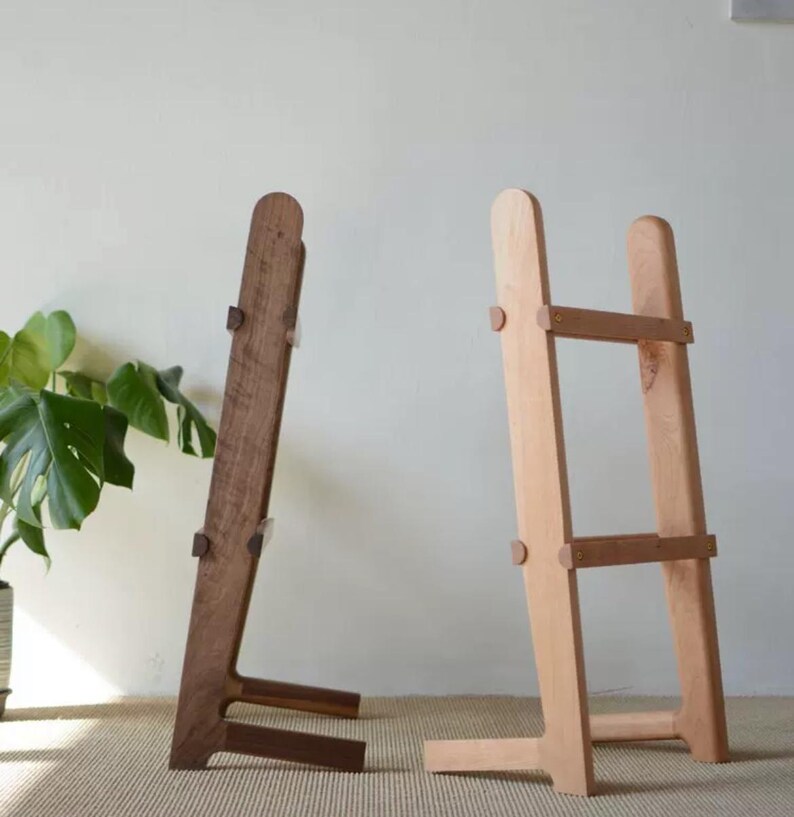 Wooden Slippers Stand, Walnut Entryway Shoe Rack, Cherry Wood Shoe ...