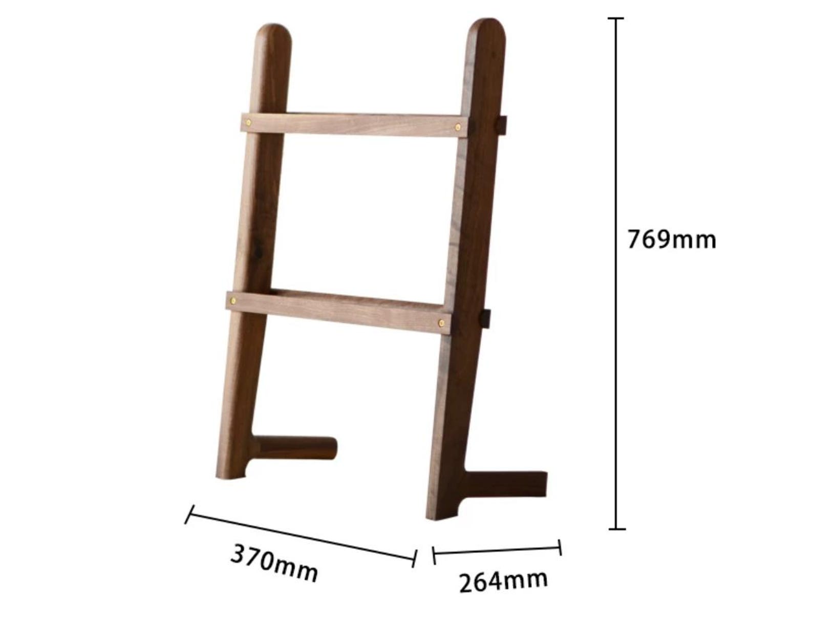 Wooden Slippers Stand, Walnut Entryway Shoe Rack, Cherry Wood Shoe ...