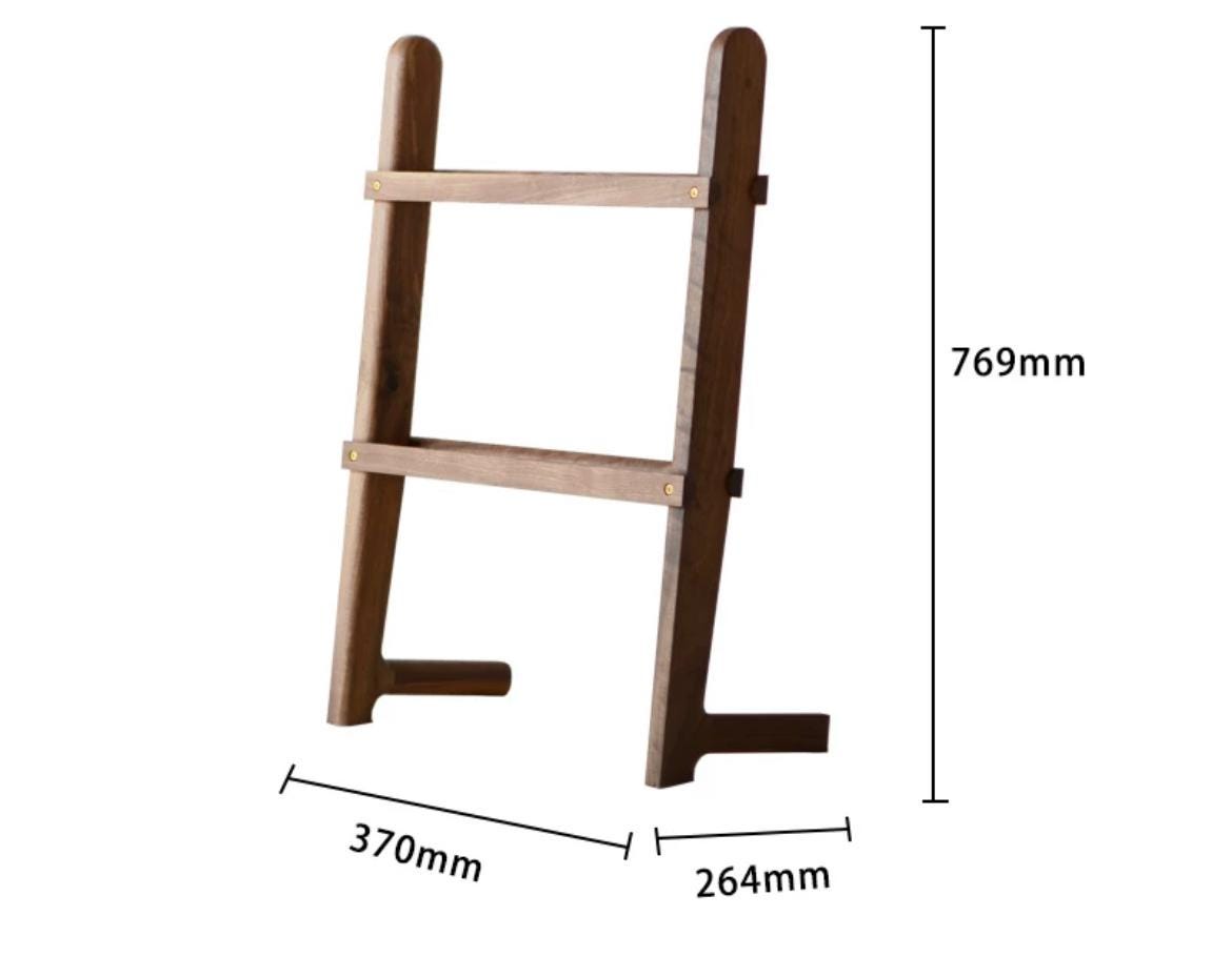 Wooden Slippers Stand, Walnut Entryway Shoe Rack, Cherry Wood Shoe ...