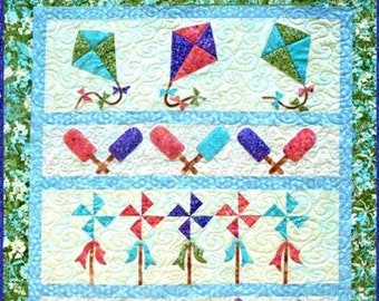 Surfboard Quilt Pattern Fun and Fast Fusible Applique for - Etsy