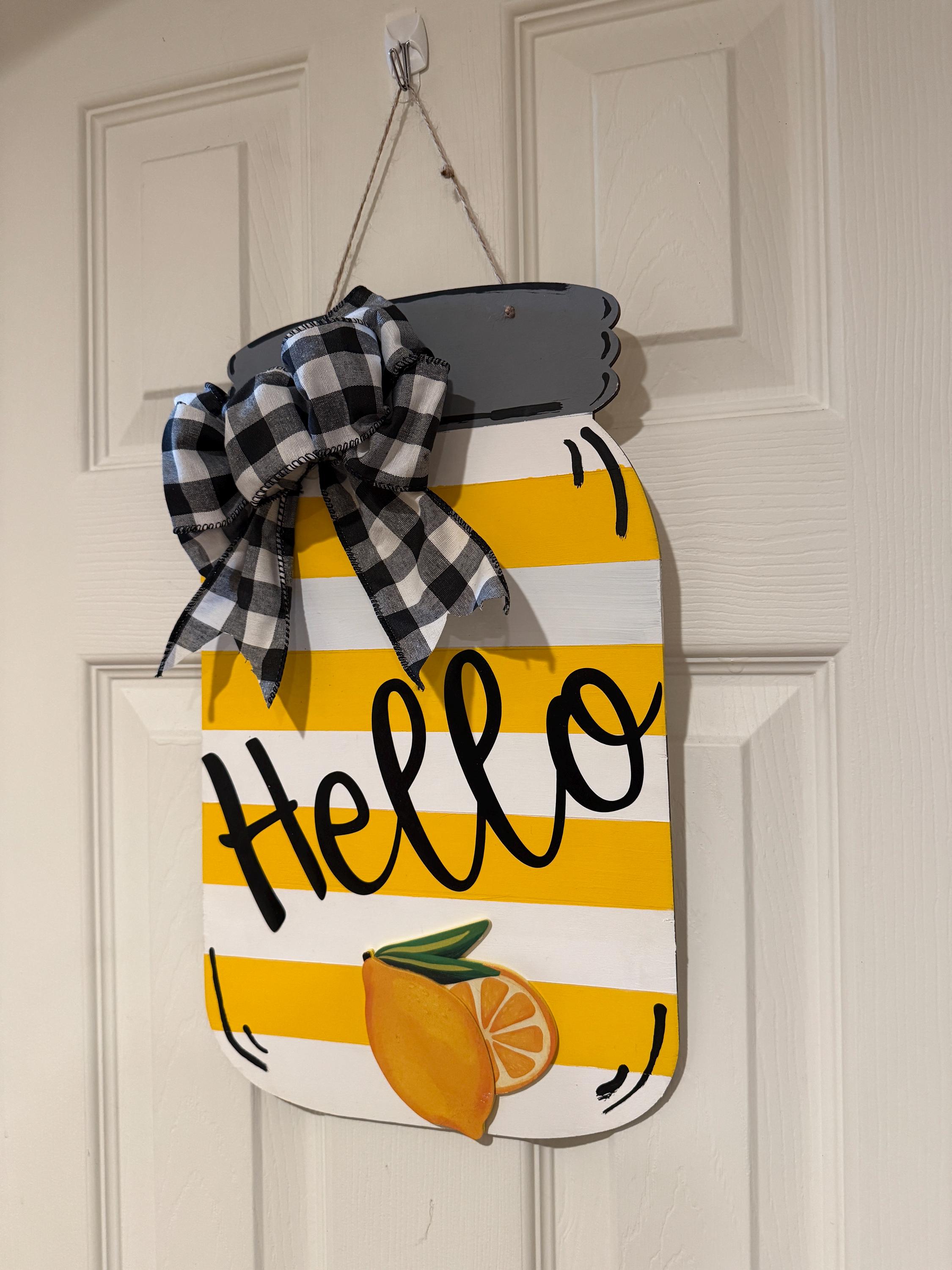 Spring Mason Jar Wood Sign - Etsy
