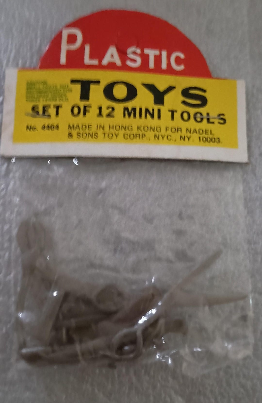 Dime Store 12 Piece Mini Plastic Tool Set 1970s NOS New Hong Kong - Etsy