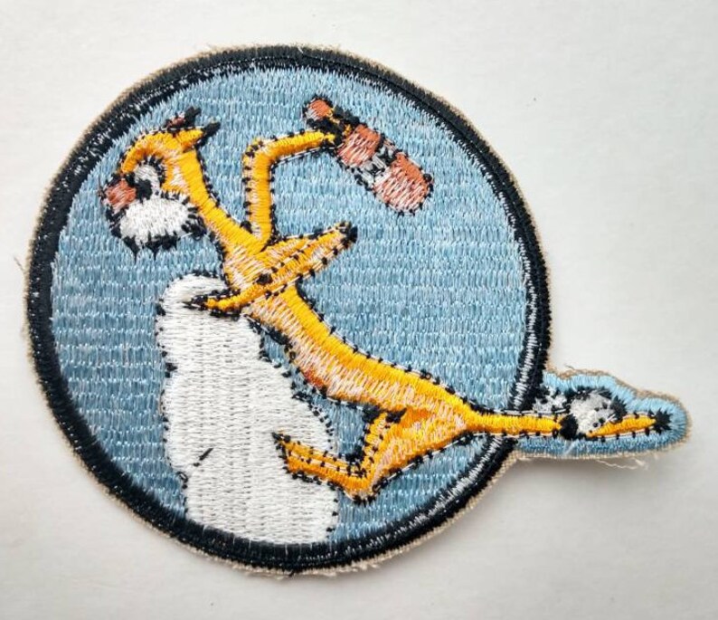 US Navy Fighting Squadron VF-9 Hellcat Plane Bomb Fighter Patch New NOS ...