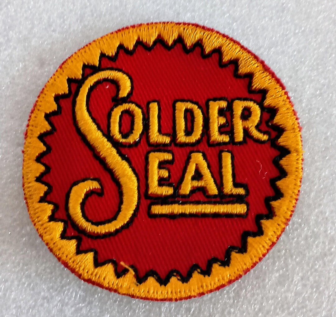 Rare Solder Seal Auto Prevention Additive Gunk Jacket Hat Patch 1950s ...