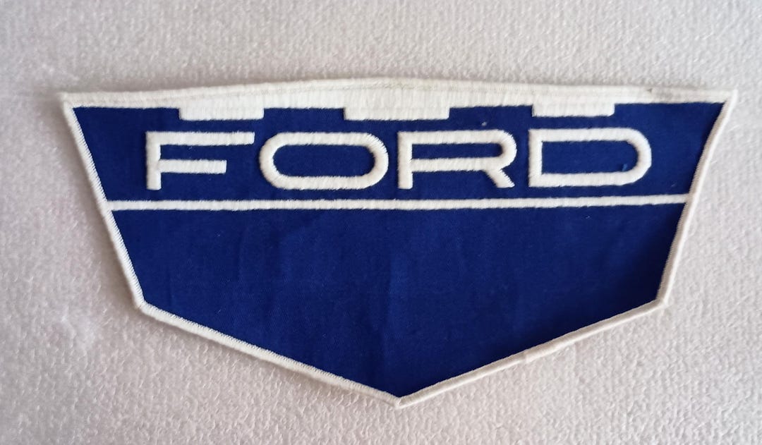 Rare Original Vintage Large Ford Logo Car Back of Jacket Patch New NOS ...