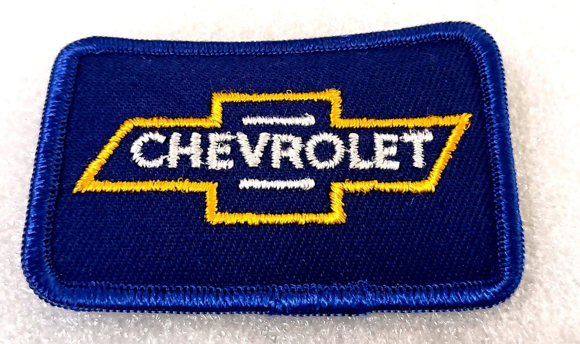 Vtg Classic Chevrolet Chevy Bow Tie Car Blue Patch New NOS 1980s - Etsy