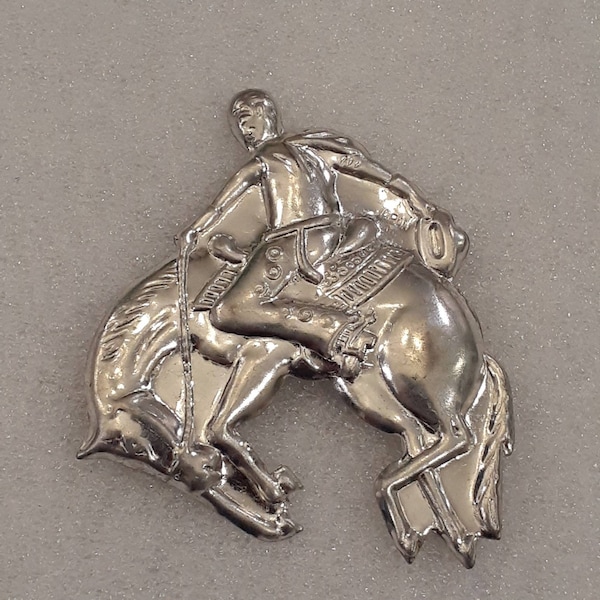 Cowboy Brooch - Etsy