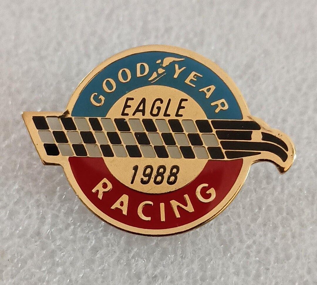 Vtg 1988 Goodyear Tire Eagle Racing Hat Lapel Pin New NOS - Etsy