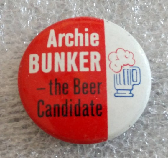 Vintage Archie Bunker TV show The Beer Candidate Tin … - Gem