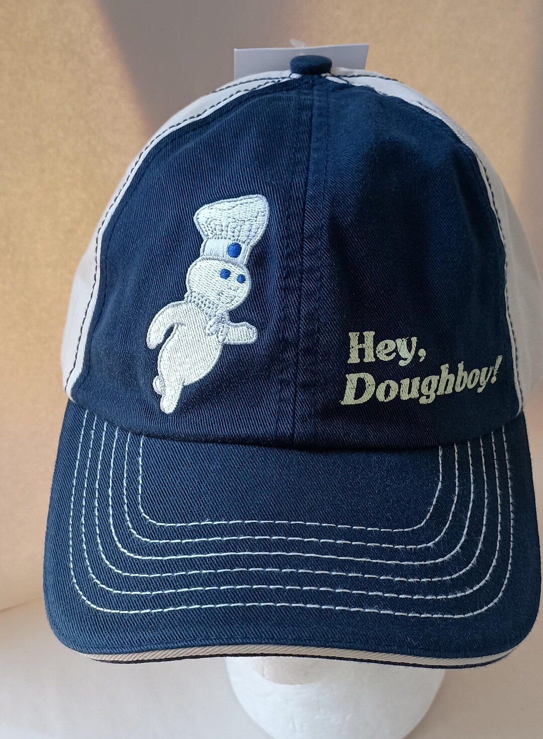 Pillsbury Hey Dough Boy Baseball Hat New Youth May Fit Some Adults M/L ...