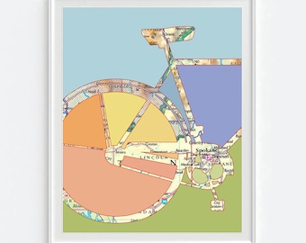 Clever Cycles, La Meilleure Machine Francaise Poster, Bicycle, Vintage ...
