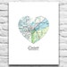 Edmonton Canada Oilers Vintage Heart Map DIGITAL DOWNLOAD for You 2 ...