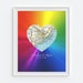 LGBT Pro Gay & Lesbian Pride Couple Custom Wedding Heart Map - Etsy