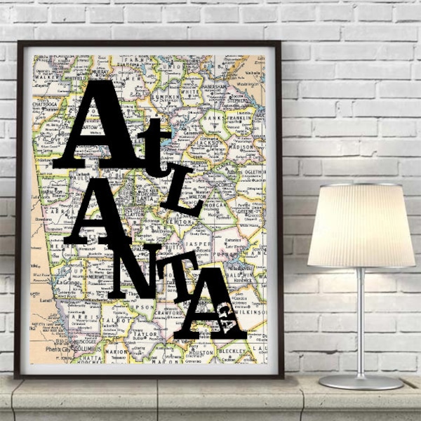 Georgia Tech Vintage Poster - Etsy