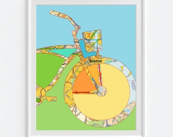 Clever Cycles, La Meilleure Machine Francaise Poster, Bicycle, Vintage ...