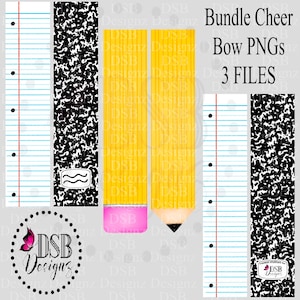 cheer bow template ruler