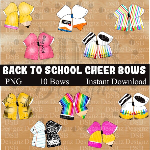 Cheer Hair Bow - Etsy