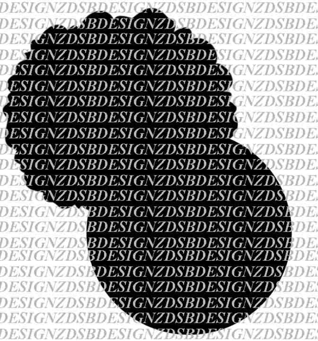 Lily Puff SVG, Afro Puff SVG, Afro Puff Girl SVG, Afro Puffs Cut File ...