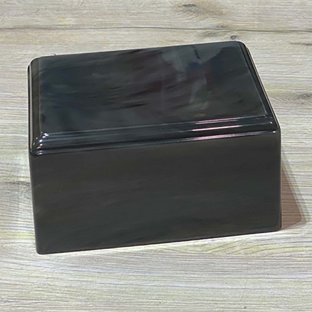 Small Adult Cremation Urn, Black Granite Cremation Urn, Laser Engraved ...