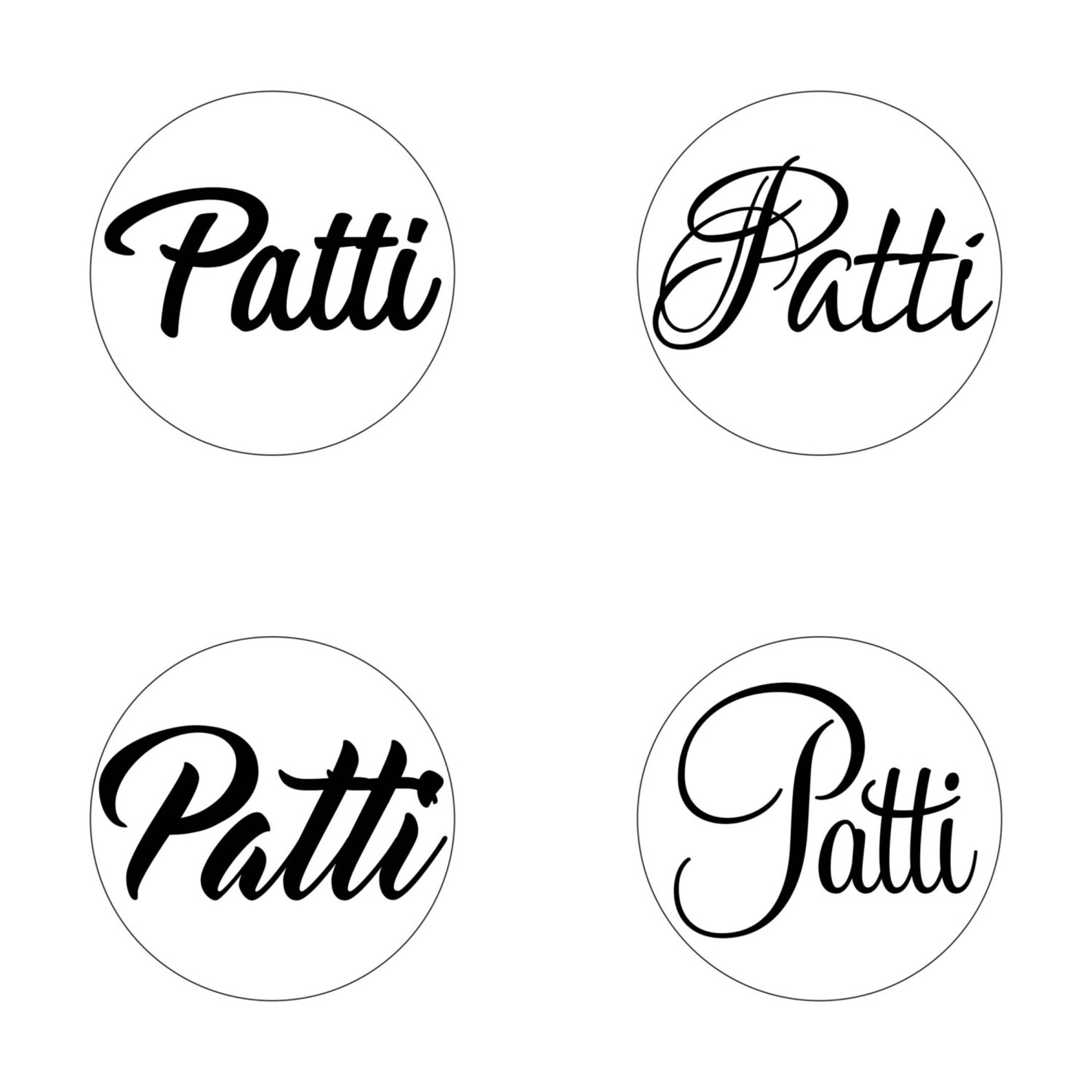 Name Coasters First Name on a Coaster Cork Coaster Set - Etsy