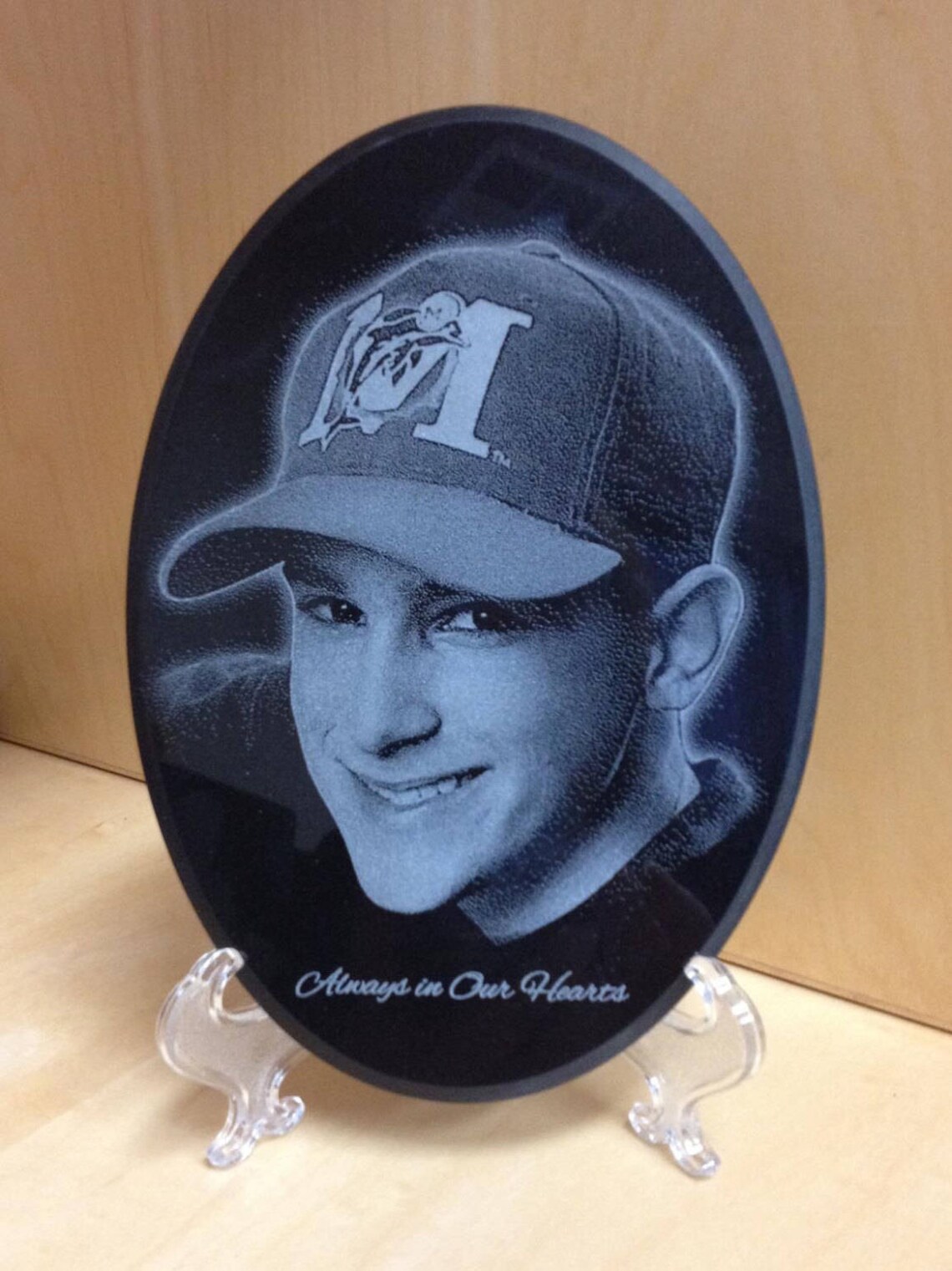 Custom Photo Plaque ~ Black Marble Plaque ~ Picture Plaque ~ Photo ...