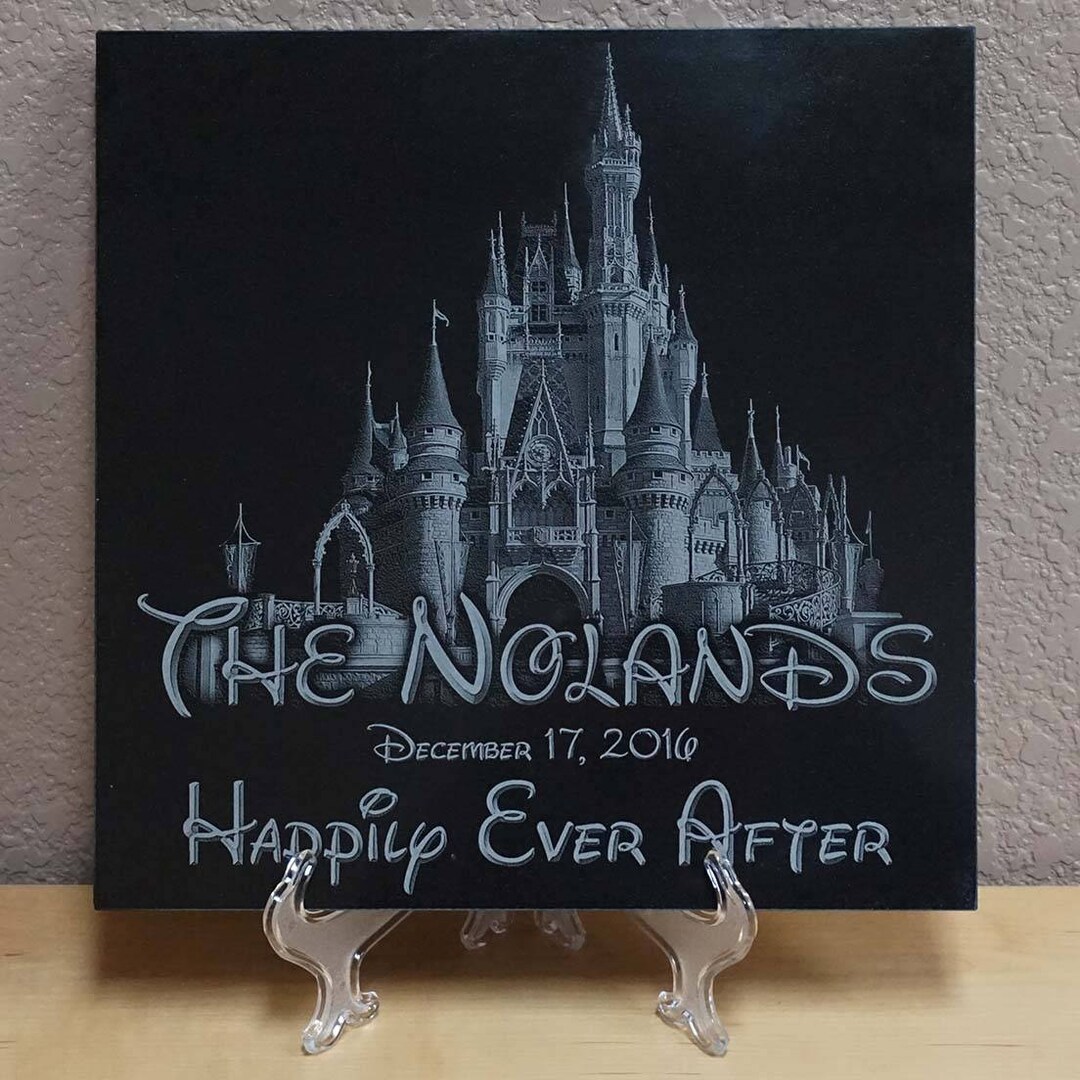 Disney Wedding Plaque ~ Mickey & Minnie Wedding ~ Wedding Name Tile ...