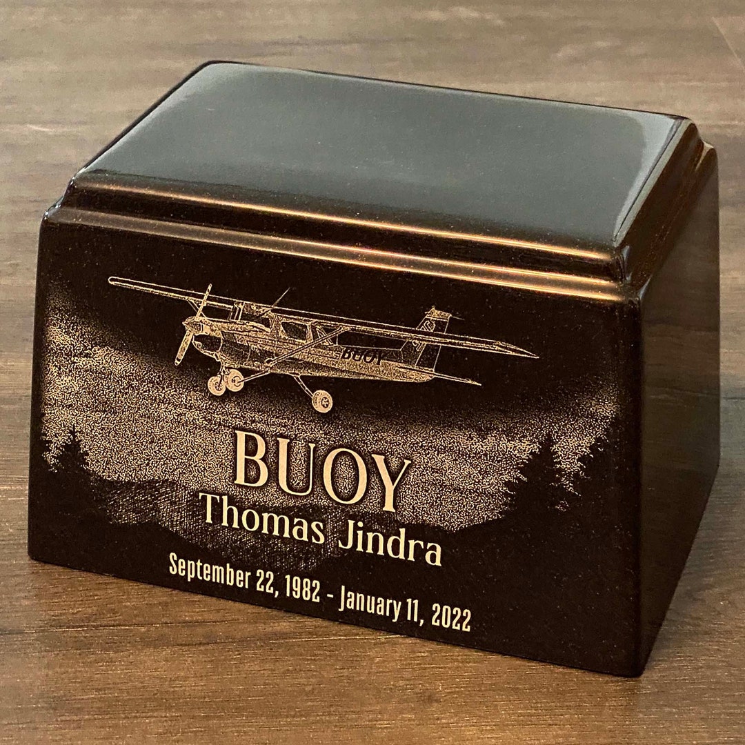 Adult Cremation Niche Urn, Laser Engraved Urn, Custom Photo Urn, Niche ...