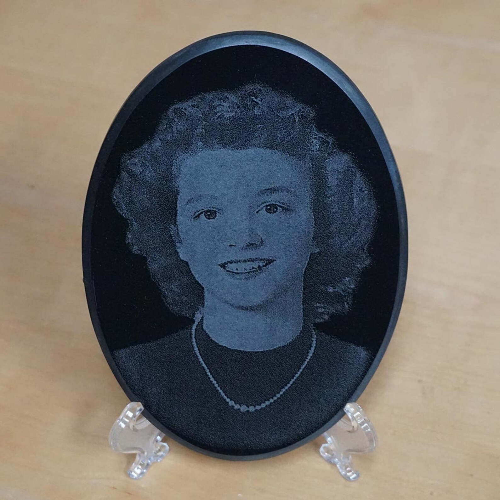 Laser Engraved Photograph ~ Engraved Marble Plaque ~ Engraved Photo ...